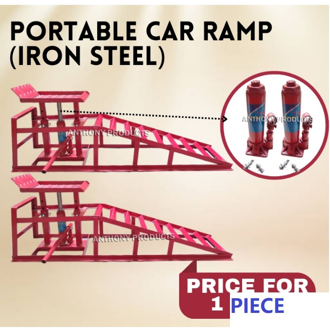 [EAST MALAYSIA] Car Ramp + Hydraulic jack 2Tons Heavy Duty Portable ...
