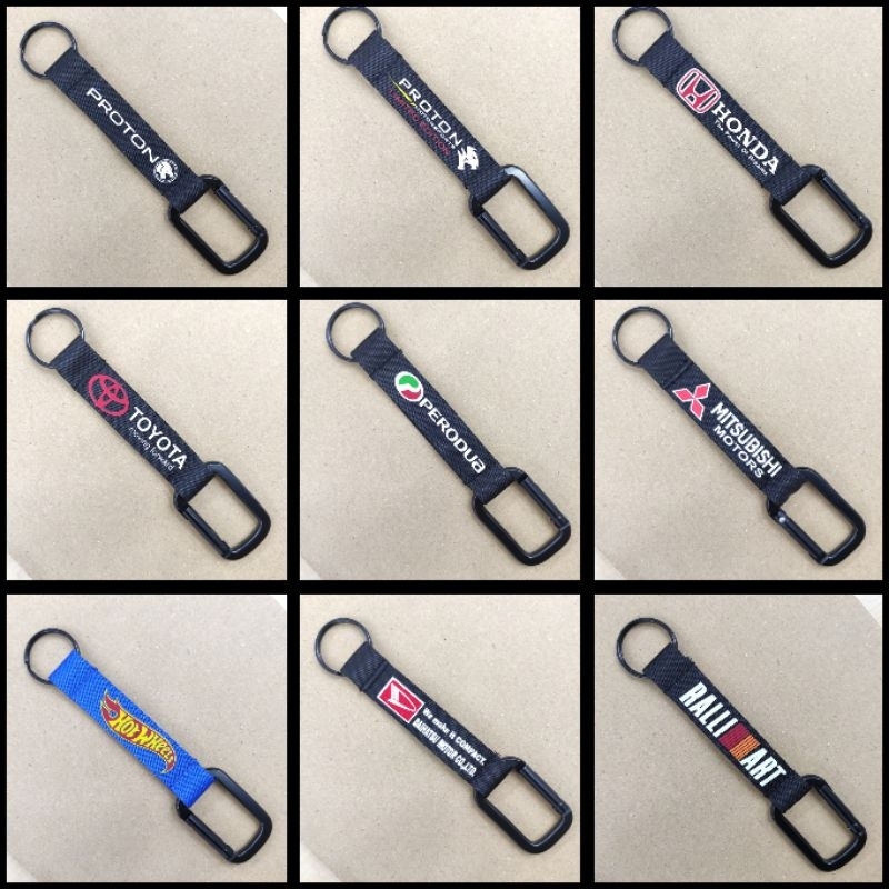 Keychain Proton type r ralliart bmw mitsubishi r3 perodua honda toyota ...