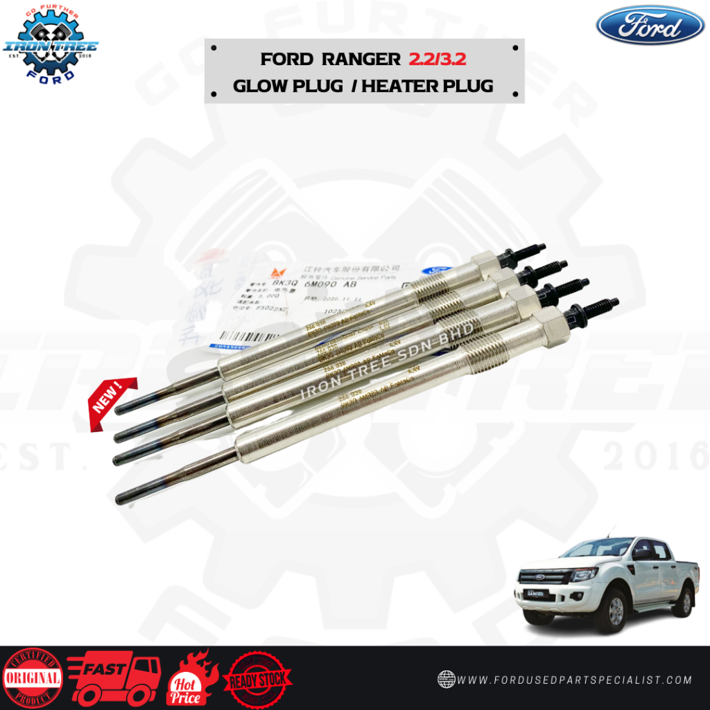 Genuine Ford Ranger T6 T7 2.2/3.2L Glow Plug / Heater Plug New / Price ...