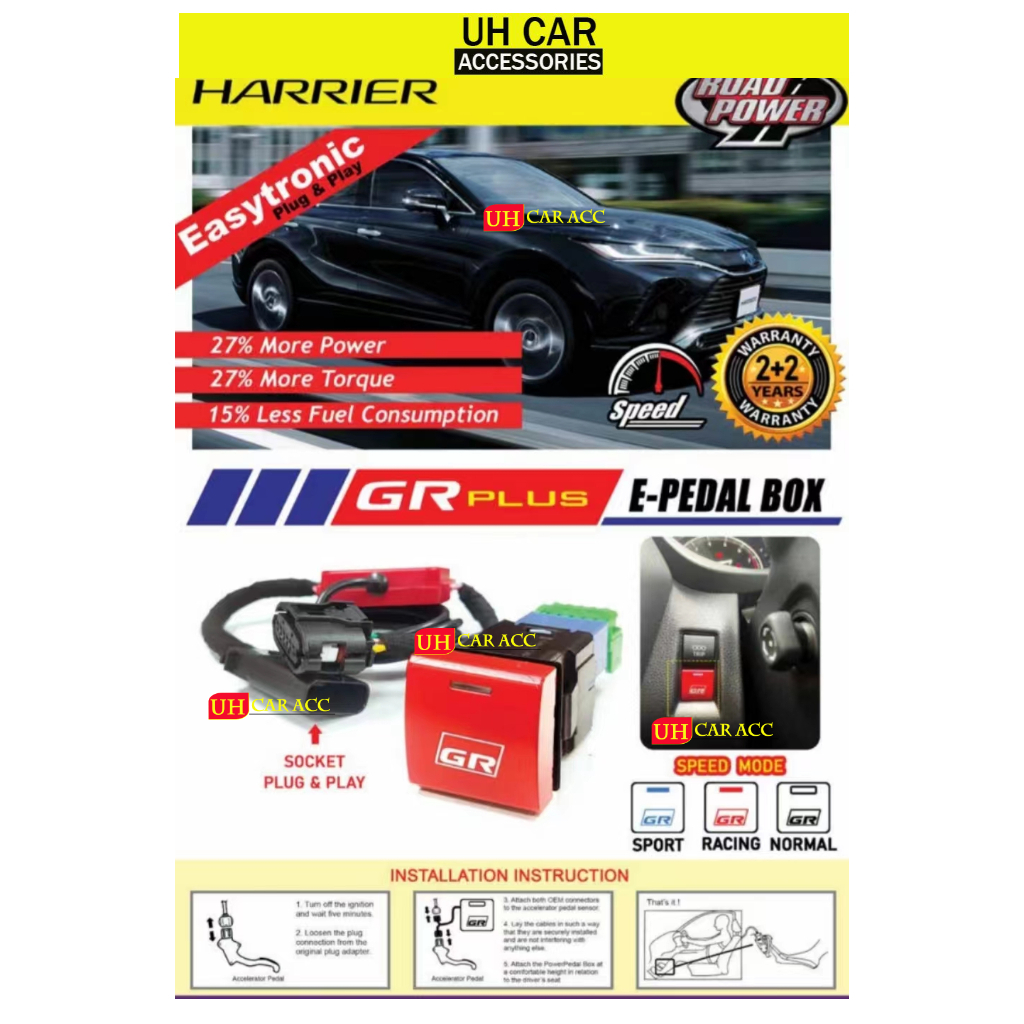 TOYOTA HARRIER EASYCAR POWER BOOST THROTTLE CONTROLLER | Shopee Malaysia