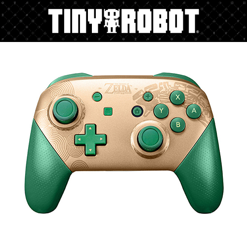 Nintendo Switch Pro Controller - Zelda Tears of The Kingdom (Gold/Green ...