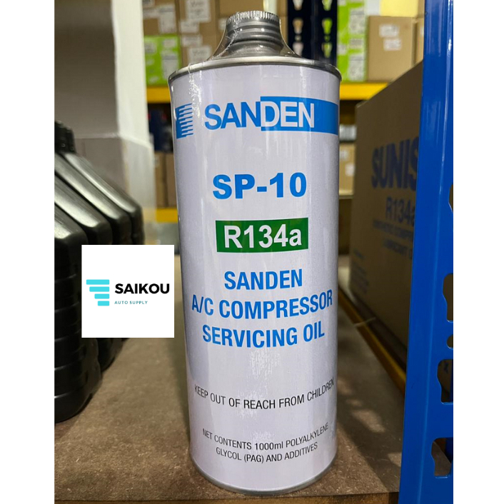 (ORIGINAL) SANDEN R134 COMPRESSOR OIL SP-10 (1Little) - M1679-80020 FOR ...