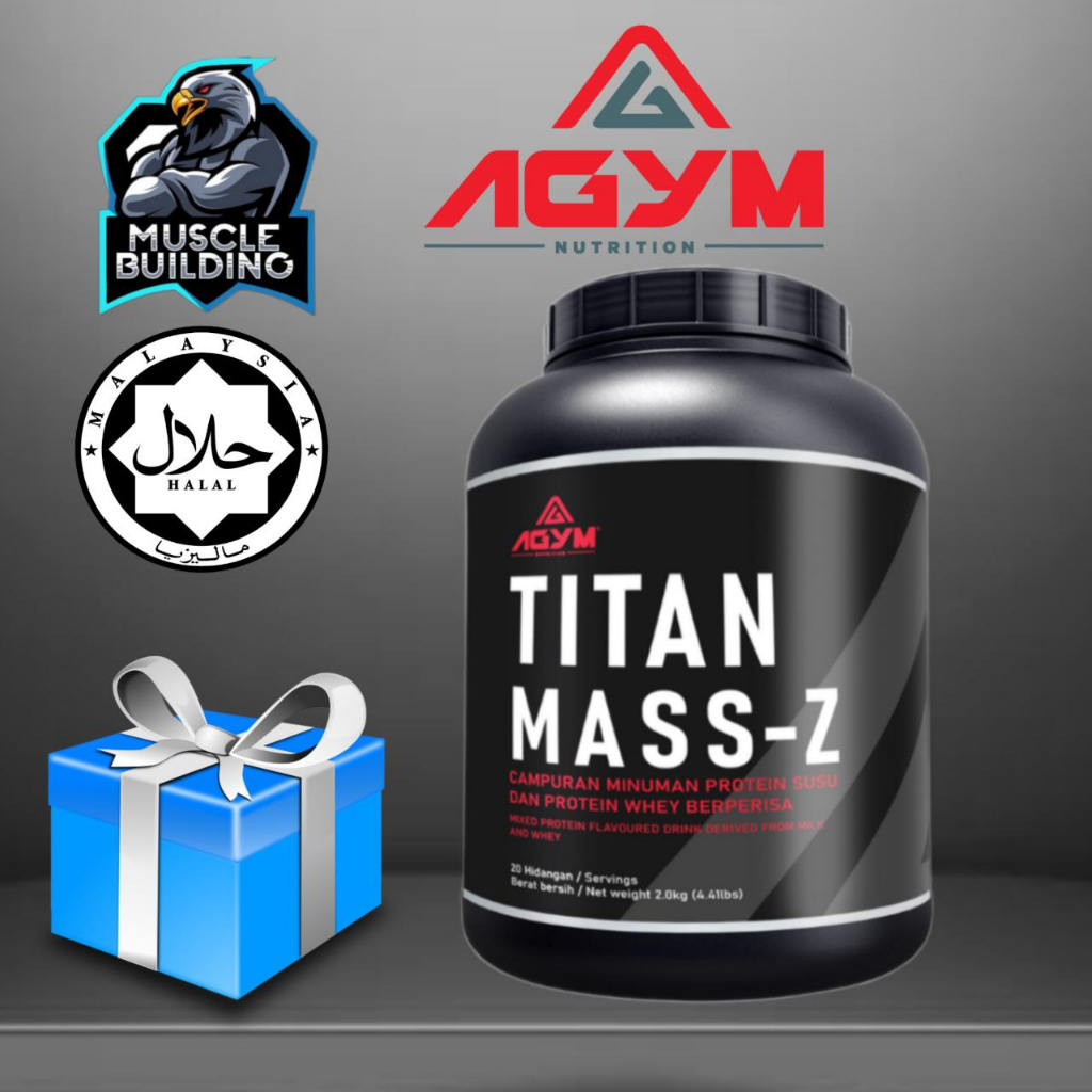 TITAN MASS Agym Nutrition - Weight Mass Gainer 2kg - 20servings ...