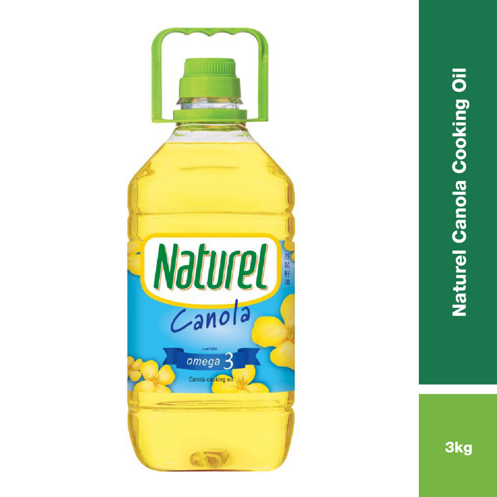 Naturel Cooking Oil Minyak Masak Blend / Canola / Sunflower (3kg ...