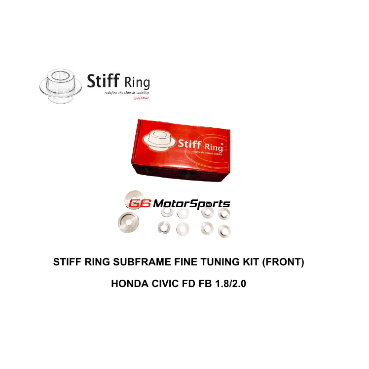 HONDA CIVIC FD FB 1.8/2.0 - STIFF RING SUBFRAME FINE TUNING KIT (FRONT ...