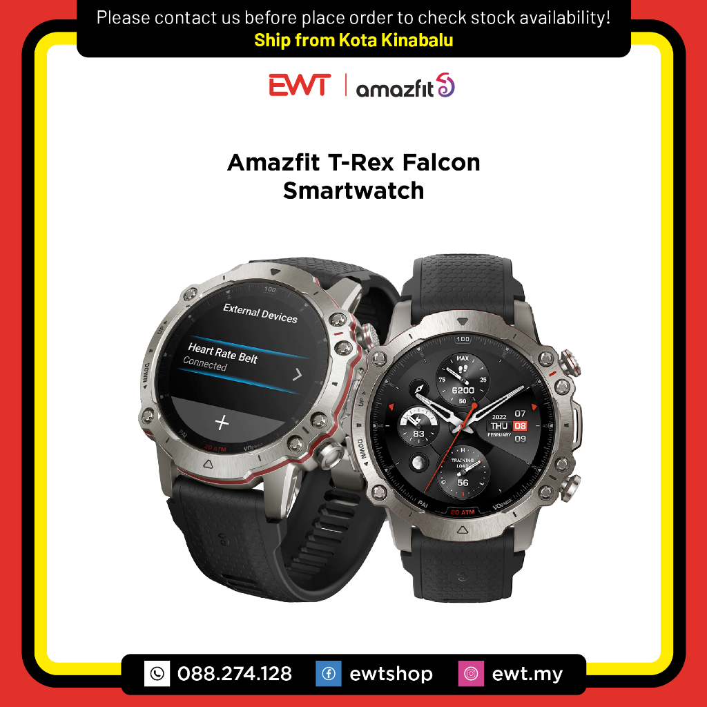 AMAZFIT T-REX FALCON Smartwatches 100% ORIGINAL! | Shopee Malaysia