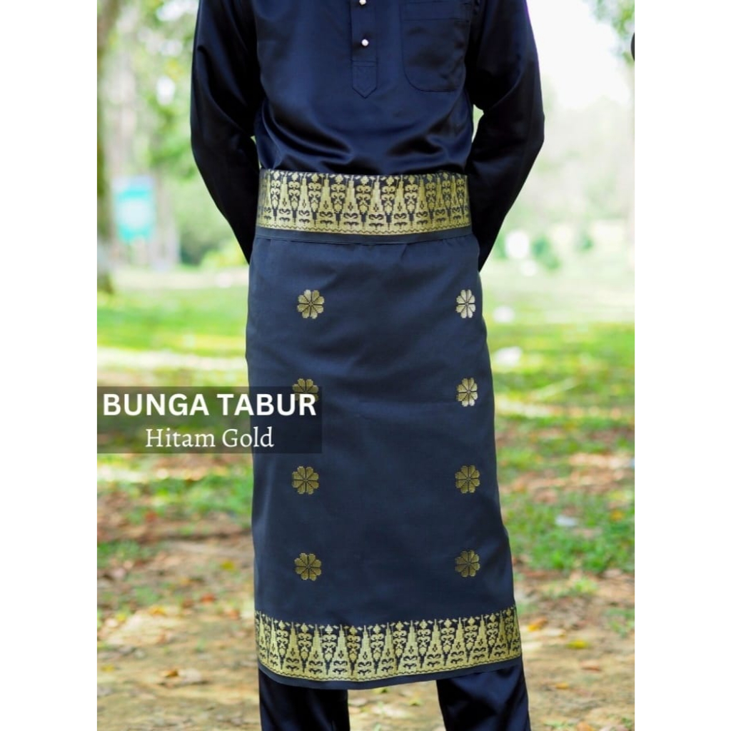 SAMPIN SONGKET BUNGA TABUR DEWASA ,, TENUN ASLI,, SIZE S SMPAI 3XL, 2. ...