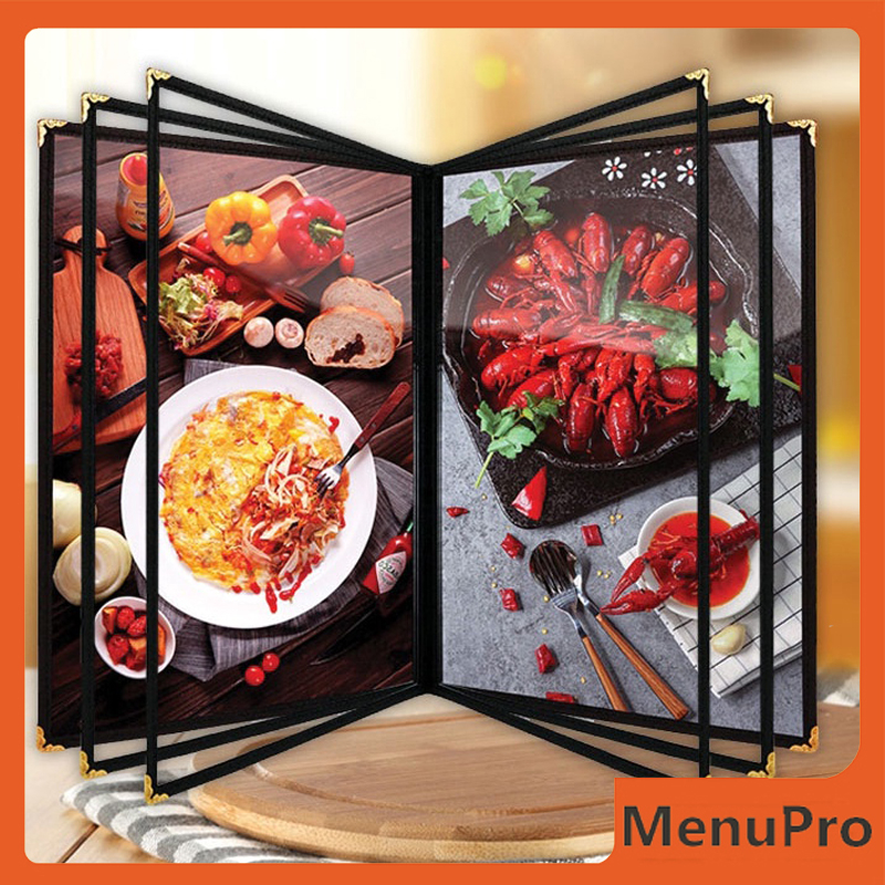 DIY Restaurant A4 Menu Covers | Cafe Transparent Clear Menu Pocket ...