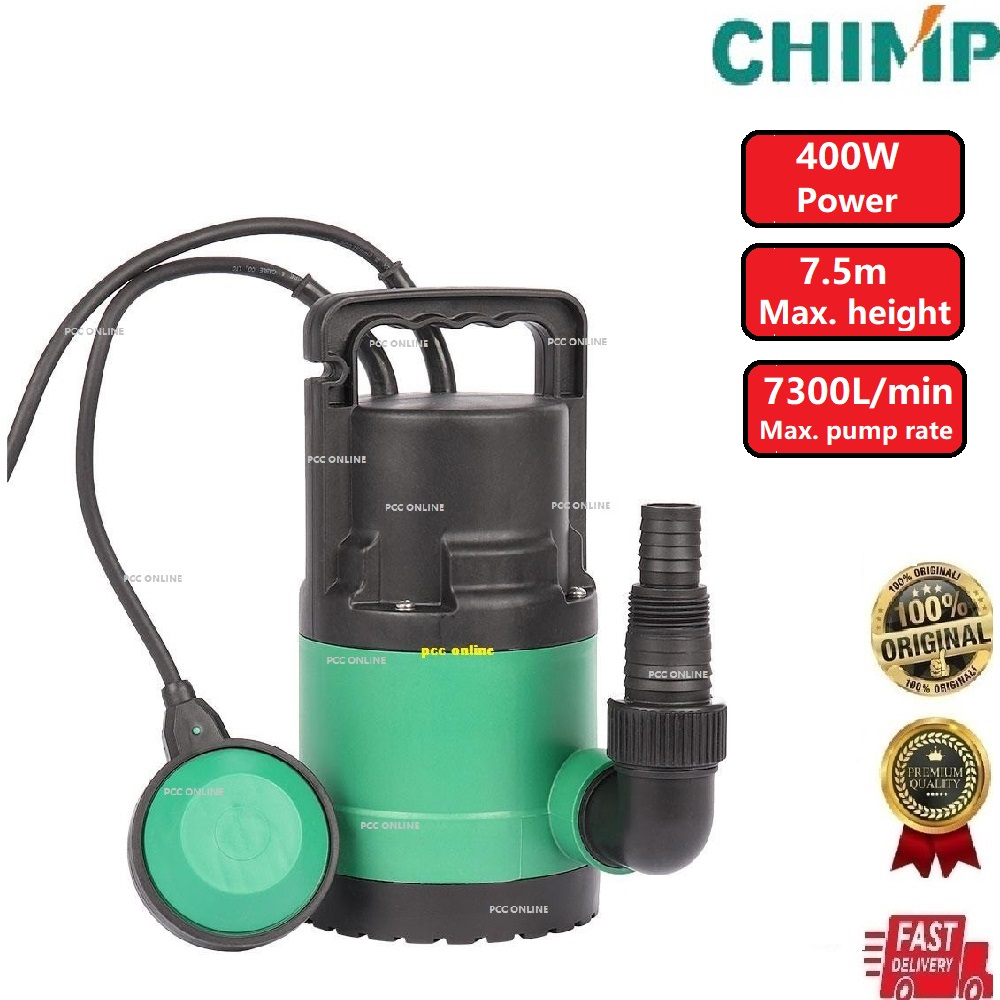 Chimp CSP400C-6 Submersible Pum | Pam Kolam Ikan (400W) | Shopee Malaysia