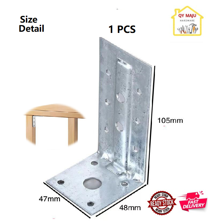 Roofing Angle L bracket 2” x 4”/L Bracket Besi Atap/Roofing Ceiling ...