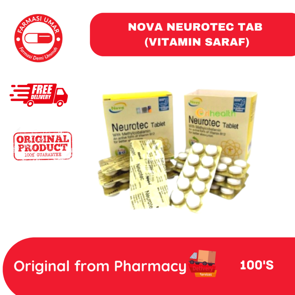 VITAMIN SARAF NOVA NEUROTEC 10x10'S | Shopee Malaysia