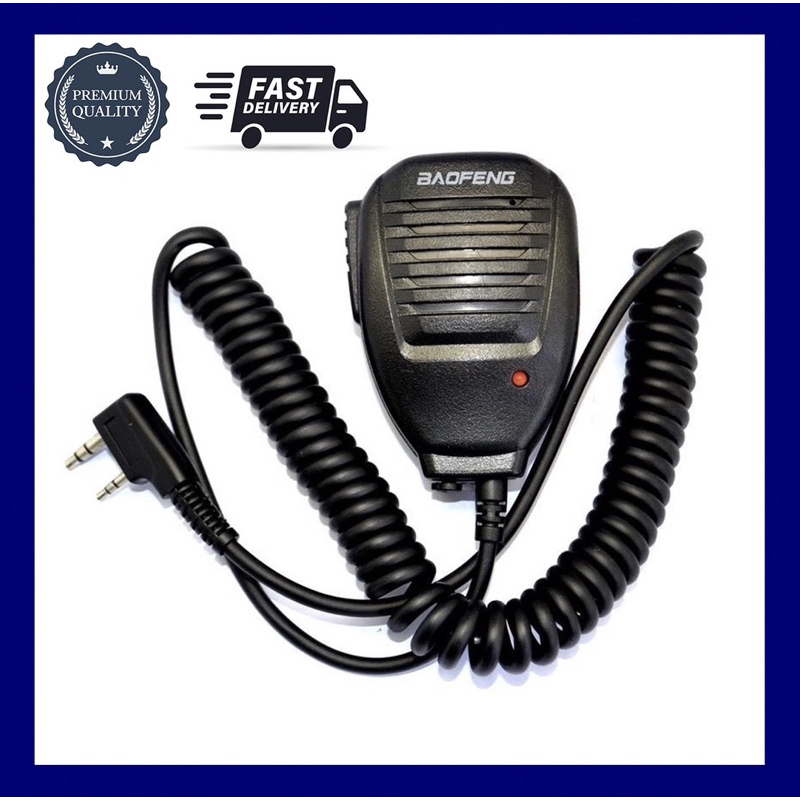 BaoFeng Handheld PTT Push to talk K-Type Universal Microphone - Amplify ...