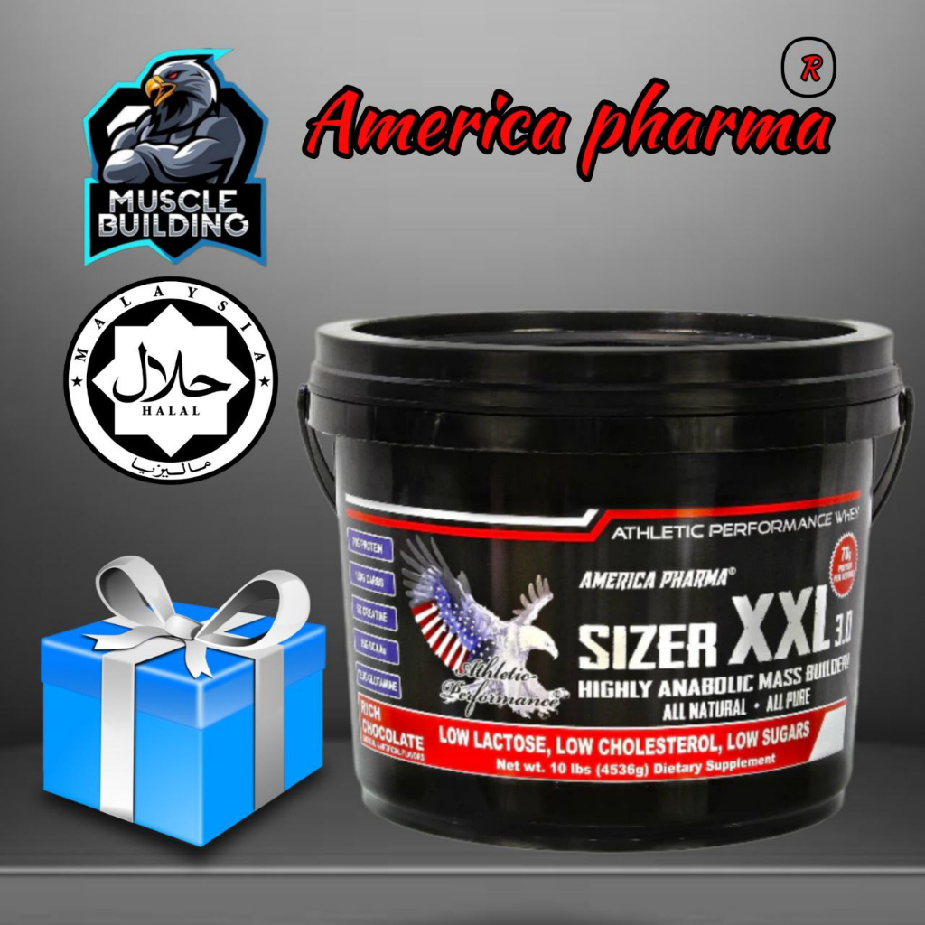 XXL mass Protein America Pharma Super Mass Protein Sizer + free gift ...