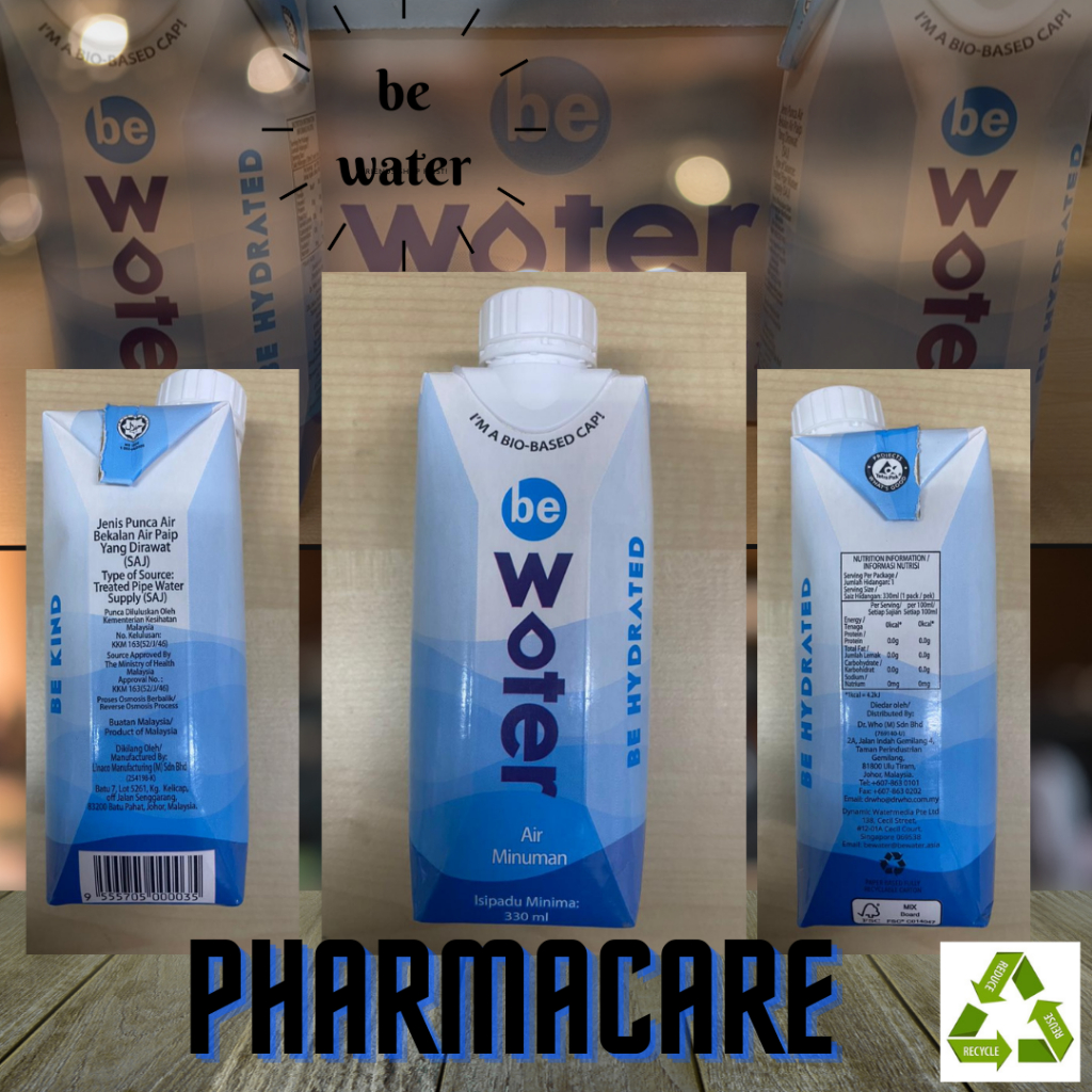 beWater Drinking water Tetra pak (330ml x 12) 1 carton | Shopee Malaysia