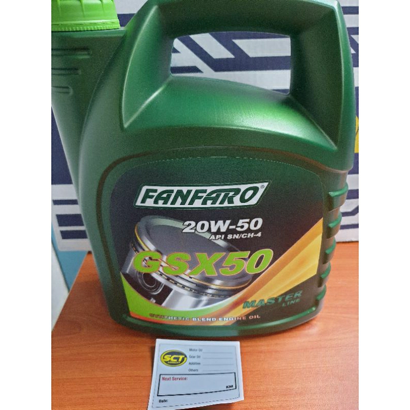 Fanfaro *Offer* 20w50 4liter Synthetic 8000km Engine Oil (MANNOL ...