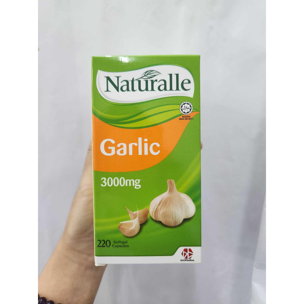 NATURALLE GARLIC SOFTGEL CAPSULE 3000MG 220'S | Shopee Malaysia
