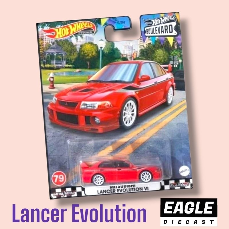 Hot Wheels Mitsubishi Lancer Evolution HotWheels Evo Boulevard Premium ...