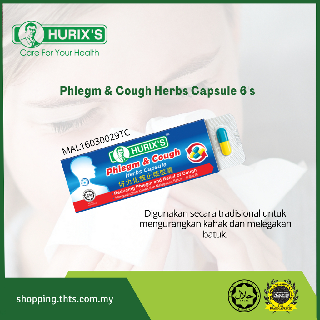 hurix phlegm and cough 6s | Shopee Malaysia