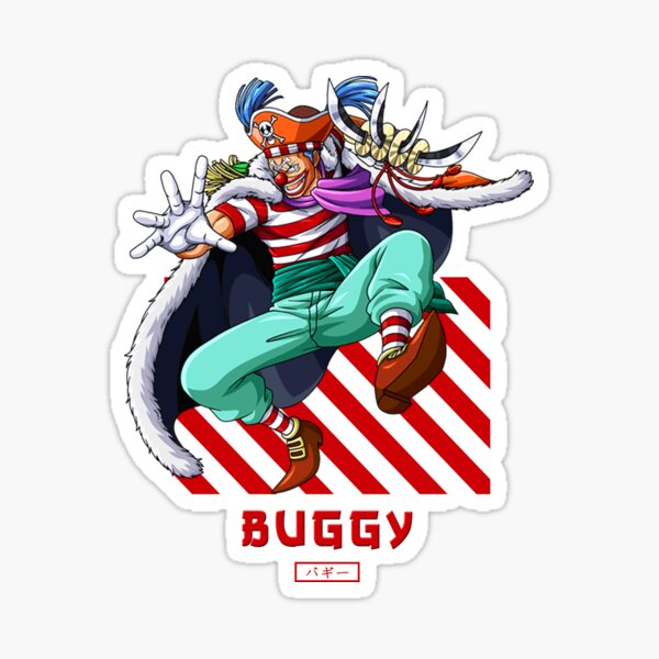 Buggy The Clown One Piece Stickers v2 | Shopee Malaysia