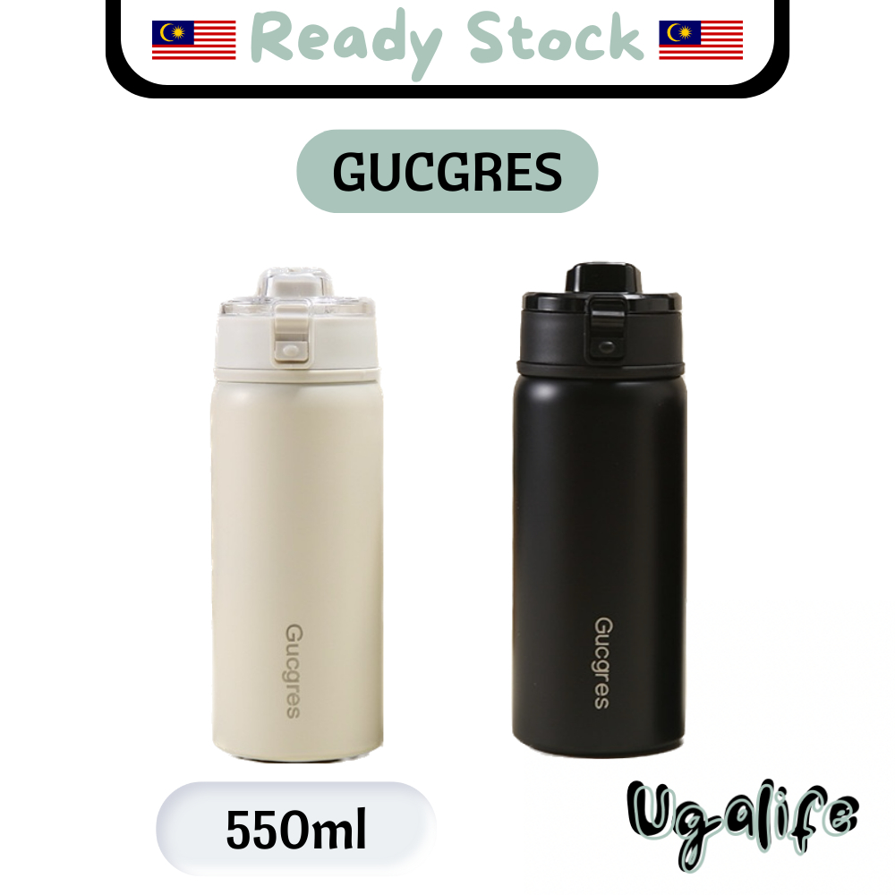 GUCGRES Stainless Steel 550ml Water Cup Bottle Student bottle Birthday ...