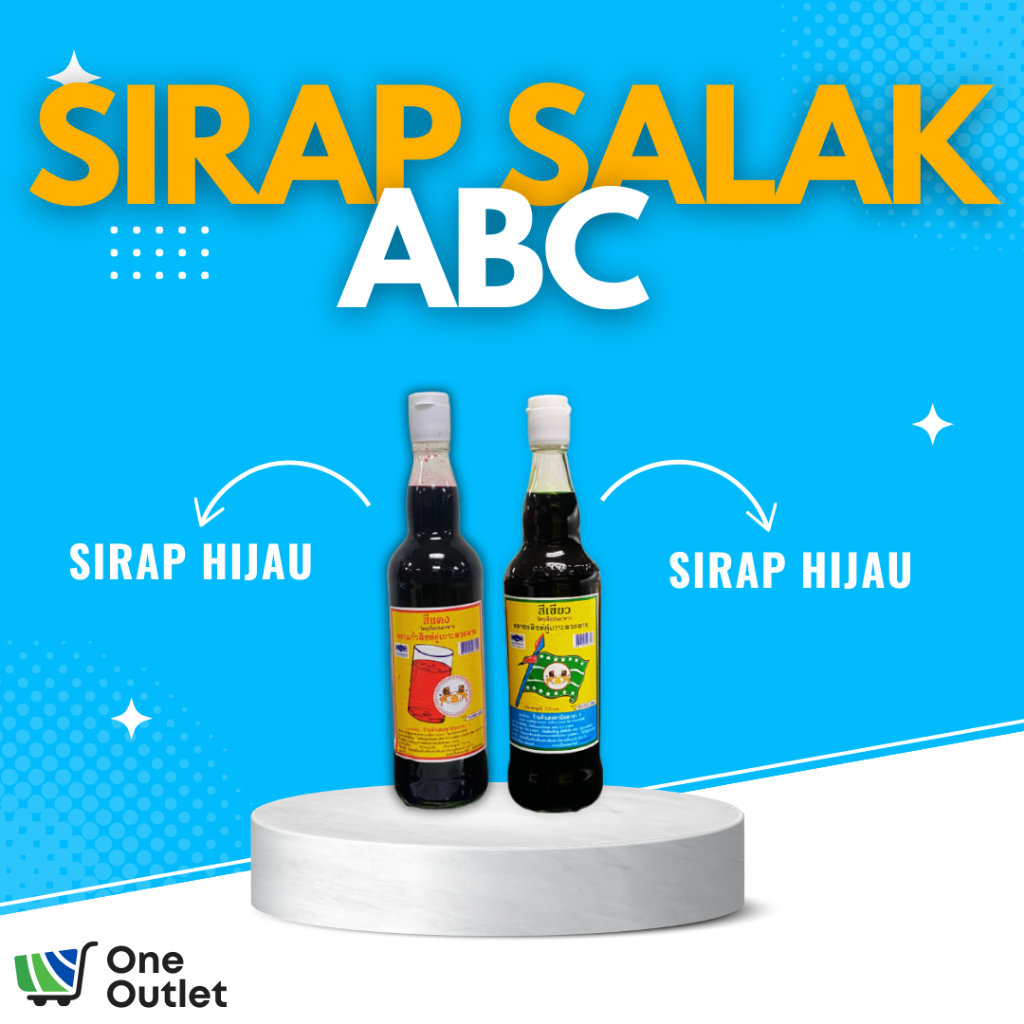 Sirap Salak ABC Sirap Merah Sirap Hijau Syrup ABC 700ML | Shopee Malaysia