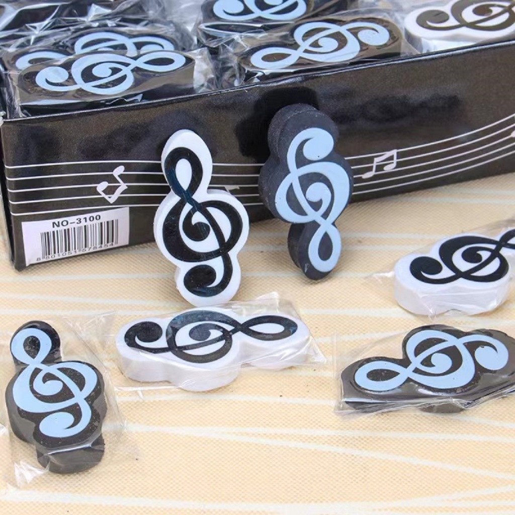 Piano Keyboard Music Note Pencil Eraser 1pc Music School Stationery ...