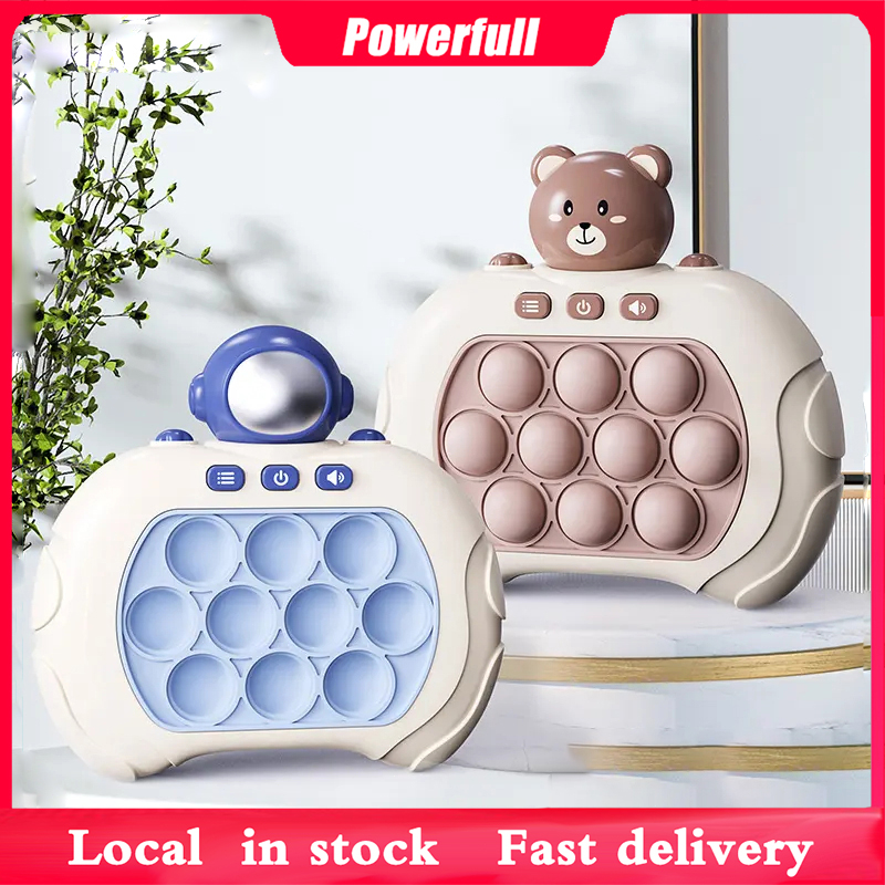 Quick Push Game Pop It Electronic Speed Educational Toys Bubble Fidget ...