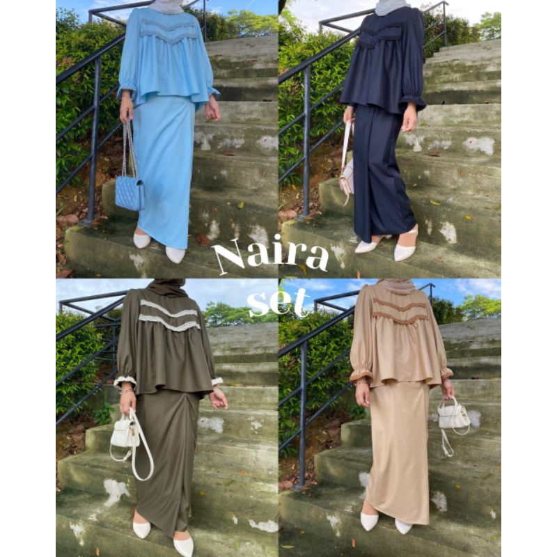 Naira Set (New arrival) | Shopee Malaysia