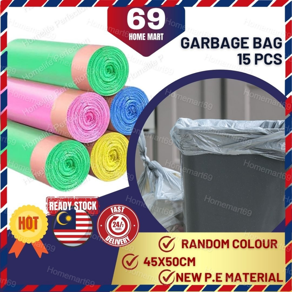 Plastik Sampah Garbage Bag Plastic bag Rubbish Bag Trash Bags Thick ...