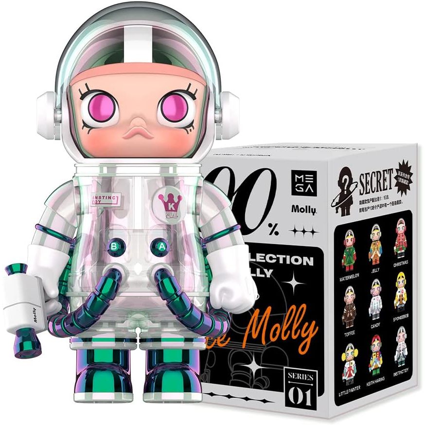 POP MART MEGA Collection 100% Space Molly Series 1(1PC) | Shopee Malaysia
