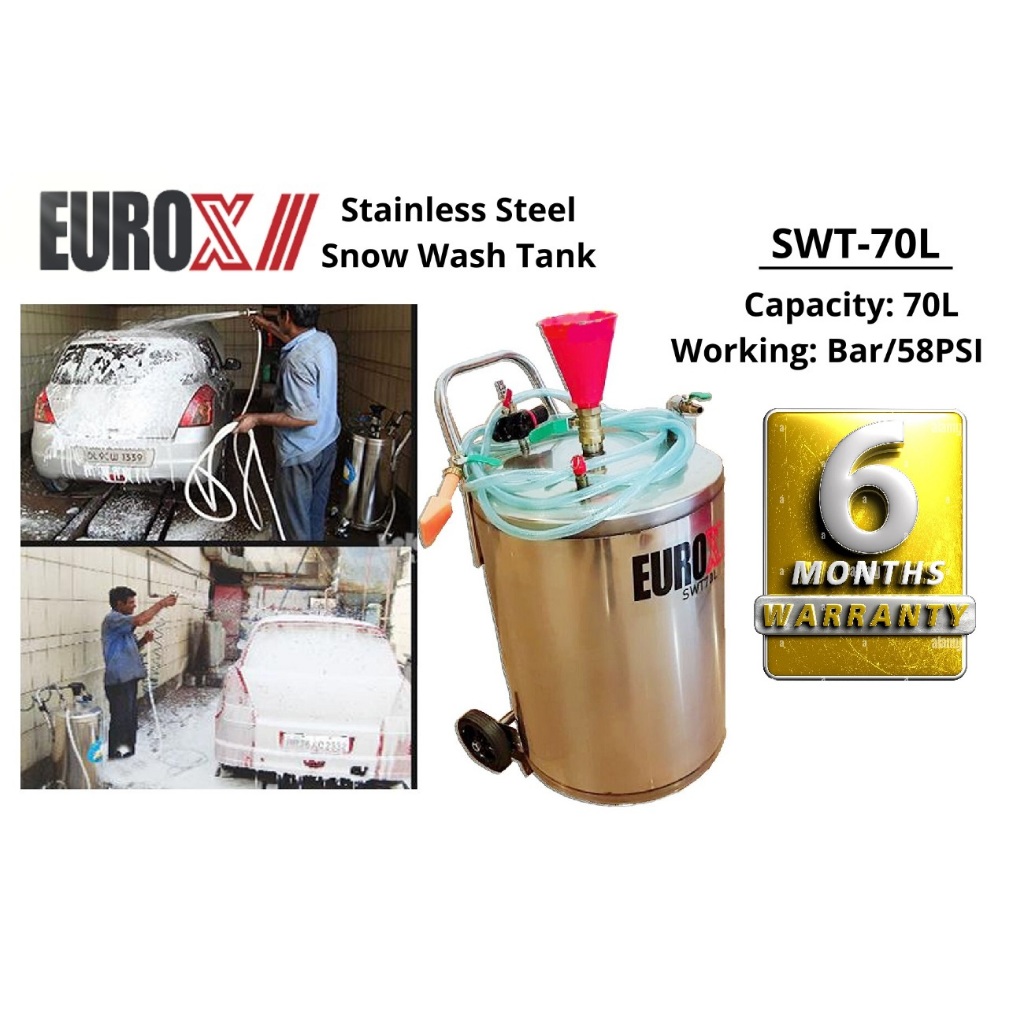 Euro-X SS304 Stainless Steel 70-Litre Snow Wash Foam Tank | Shopee Malaysia