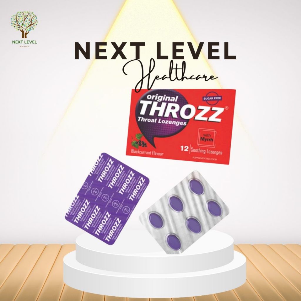 Throzz throat lozenges (blackcurrant)(1 strip) | Shopee Malaysia