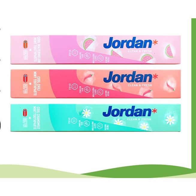 JORDAN CLEAN & FRESH COOL TOOTHPASTE ASSORTED FLAVOR 75G | Shopee Malaysia