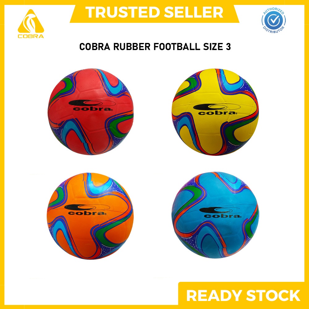 Cobra Rubber Football Junior Size 3 Bola Sepak Getah | Shopee Malaysia