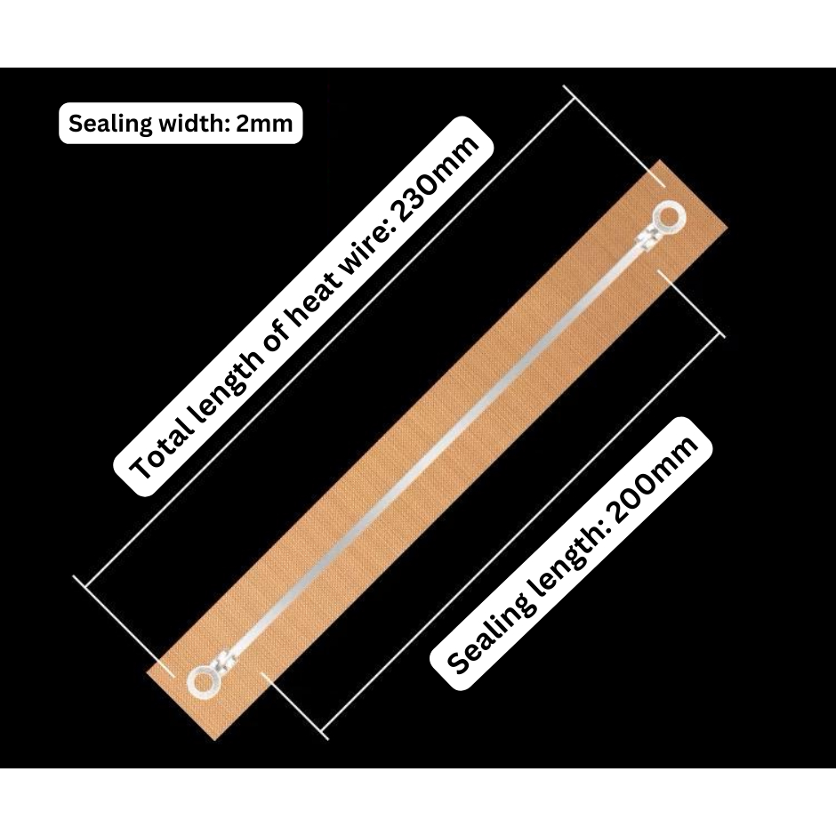 Impulse Sealer Machine Heating Element Sealer Heat Wire Element Teflon ...