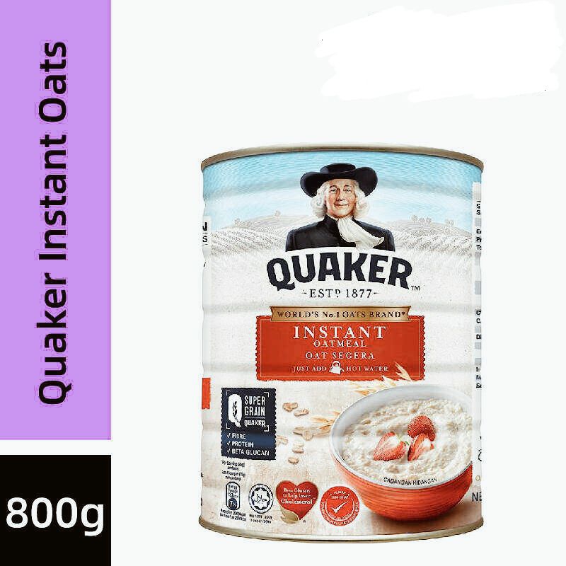 Quaker Instant Oatmeal 800g Oat Segera | Shopee Malaysia