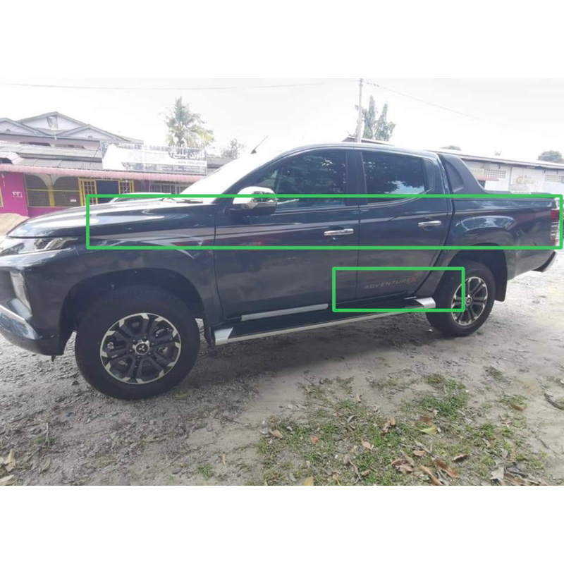 Genuine 💯Original Mitsubishi Triton Body Sticker Adventure X spec ...