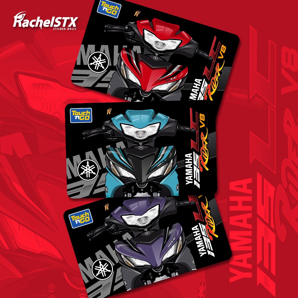 stiker kad TNG 135 LC V8 Fi 2022 card sticker for TnG ATM sticker cover ...
