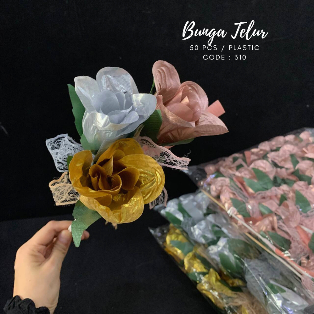 BT310 : 50pcs Bunga Telur Exclusive Pelamin | Kenduri Kawin Aqiqah ...