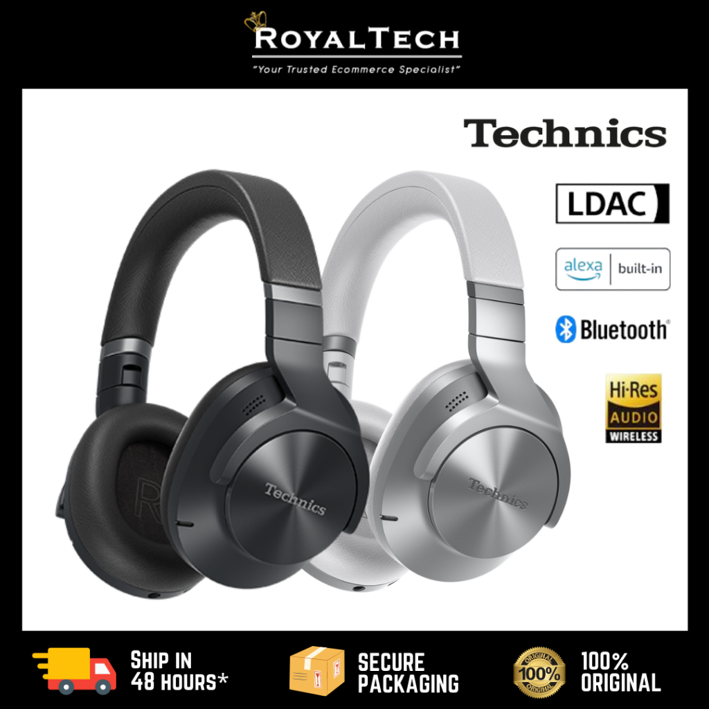 Technics EAH-A800E-K Wireless Headphones with Noise Cancelling and ...