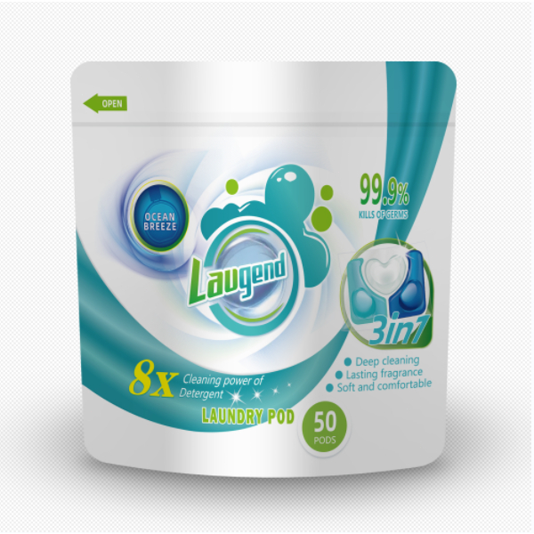 【3-in-1 50 Pods】Laugend 3-in-1 Laundry Pod Detergen Capsule Fragrance Softener Sabun Basuh Baju ...