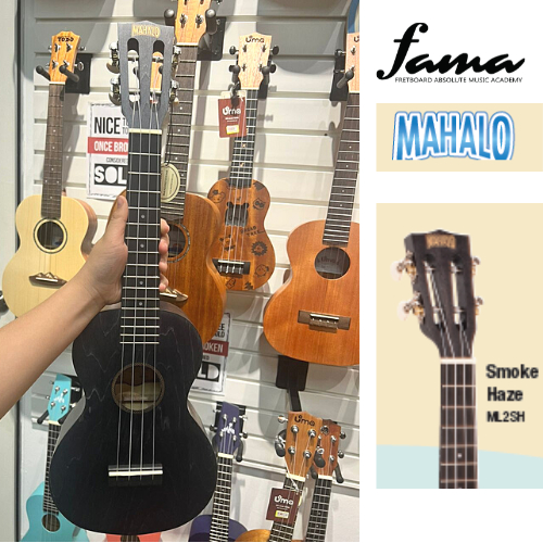 [FAMA]Mahalo Concert 23' INCH Size Ukulele Island Color Series BLACK ...