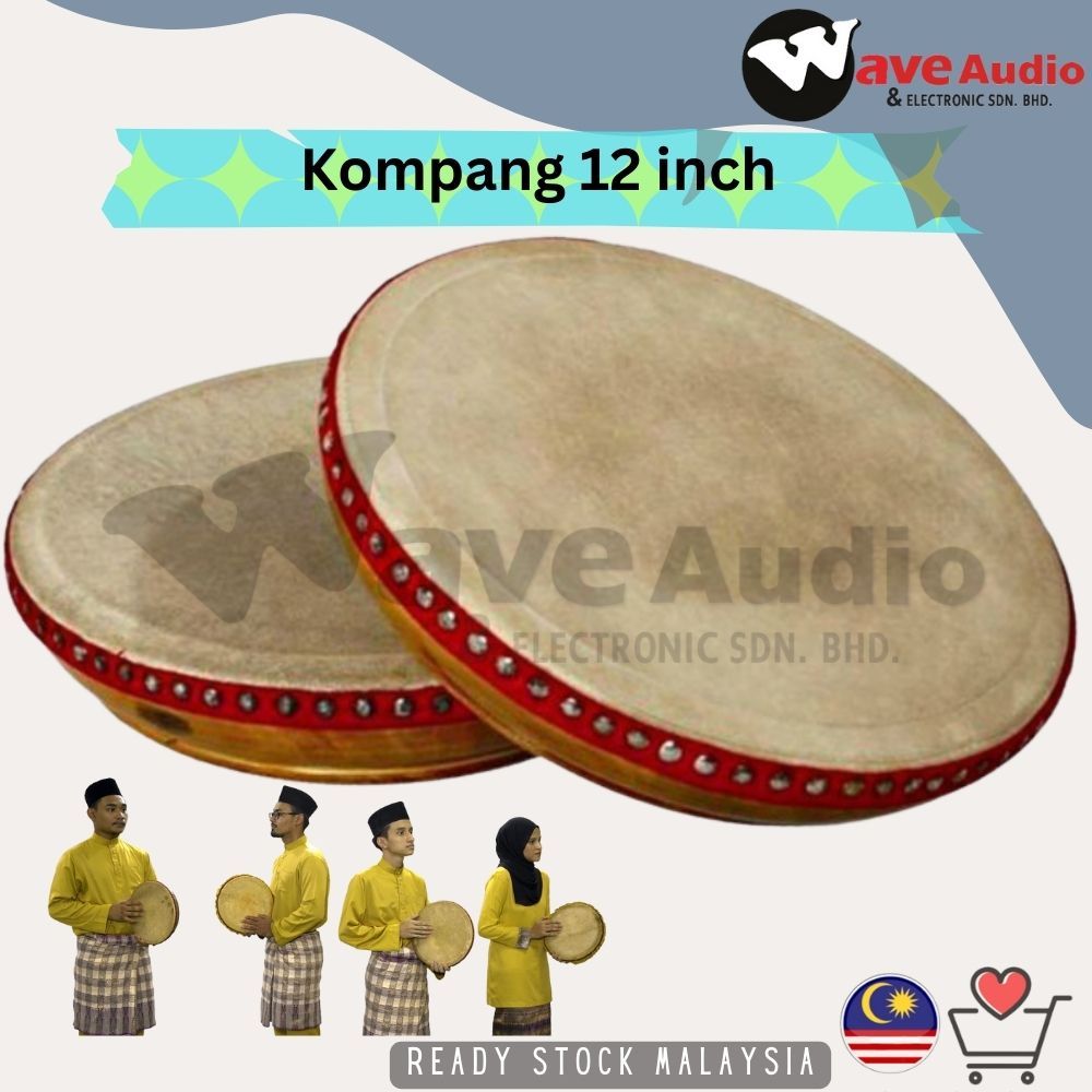 🔥Size Besar - Buatan Malaysia🔥 Kompang Sekolah and Persembahan 10 12 ...