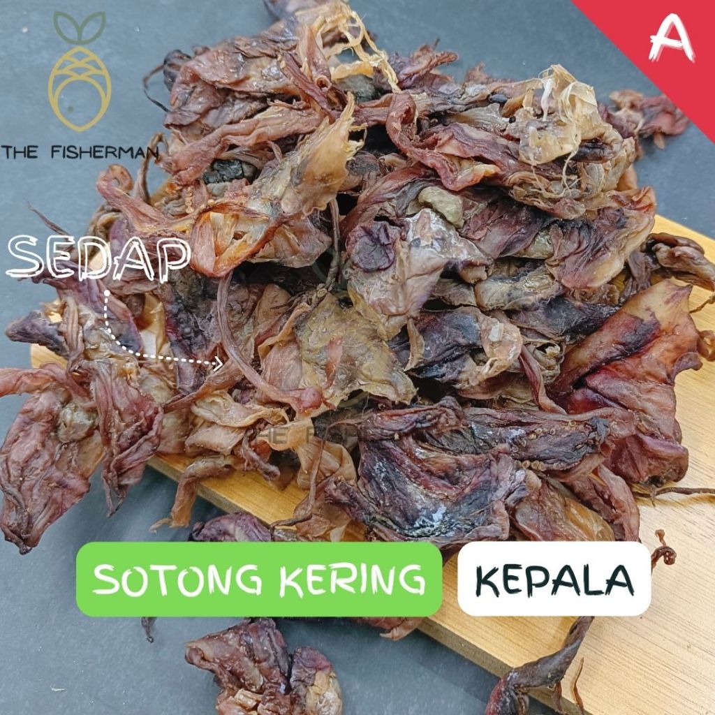 🐙Kepala Sotong Kering 1kg Janggut Sotong Kering Murah Dry Sotong Head ...