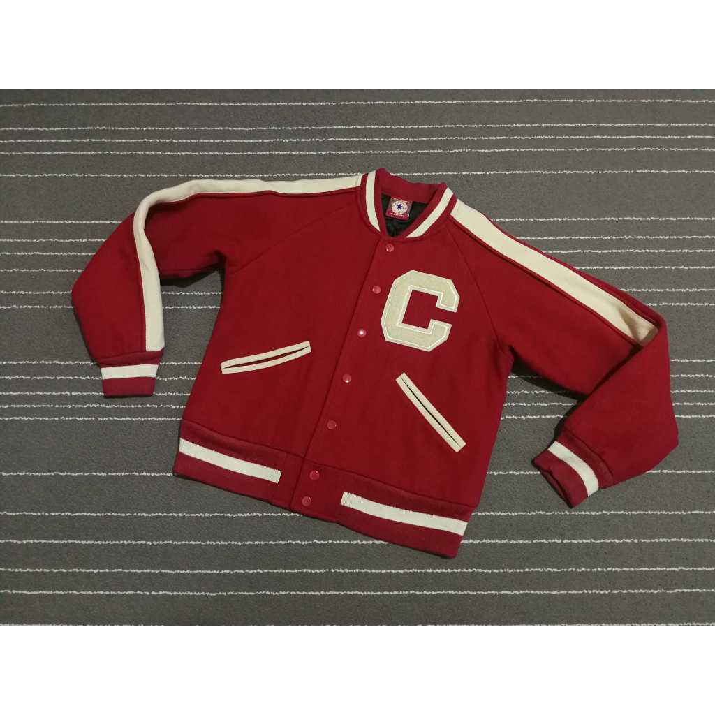 Converse Chuck Taylor varsity jacket XS | Shopee Malaysia