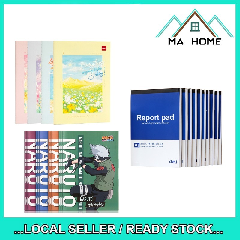 MA Home Deli A4 A5 A6 B5 Notebook Note Pad Report School Office Series ...