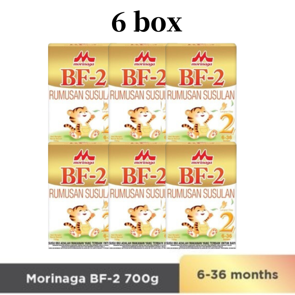 【奶粉】Morinaga BF-2 Rumusan Susulan 6-36 bulan 700g x 6 boxes | Shopee Malaysia