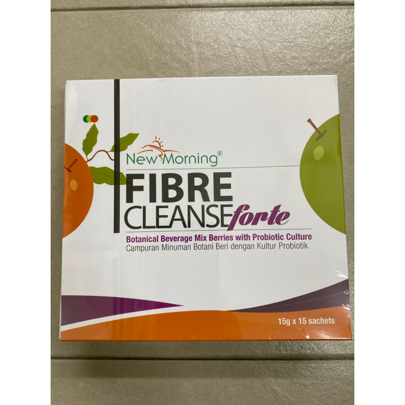 New Morning Fibre Cleanse Forte 15 sach exp 02/26 MMIEA | Shopee Malaysia