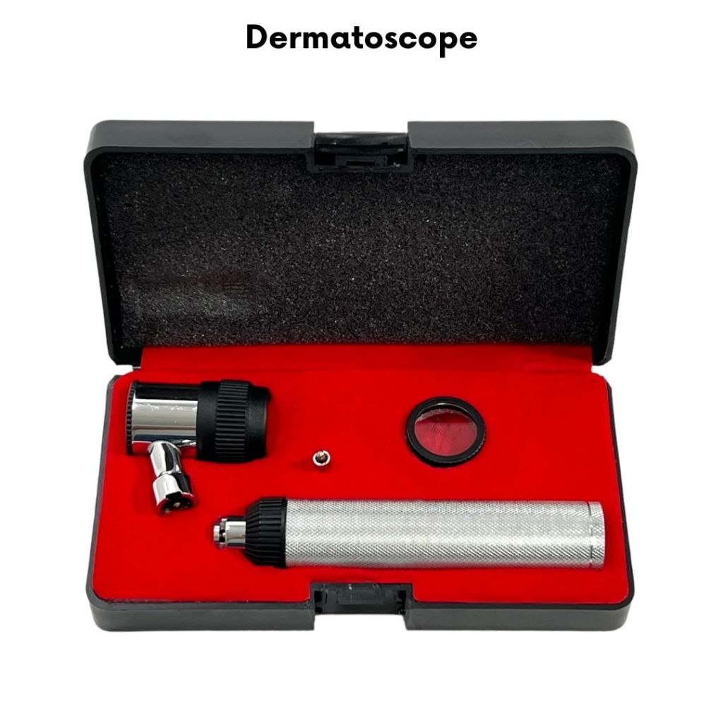 10X Magnifier Dermatoscope For Skin Clear Vision With Measure Scale LED ...