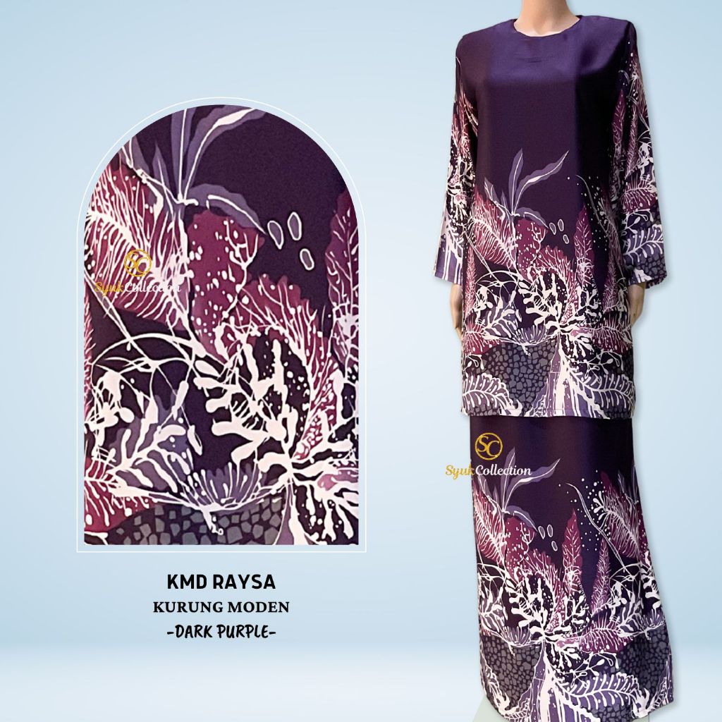 Baju Kurung Moden Batik Exclusive Kain Duyung Material Setapura Luxe Saiz S Xl Shopee Malaysia